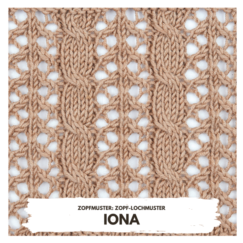 Zopf-Lochmuster stricken – Gratisanleitung für Zopfmuster
