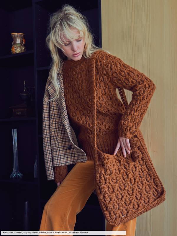 Anleitung: Lässige Boho-Weste mit Granny-Square-Blende
