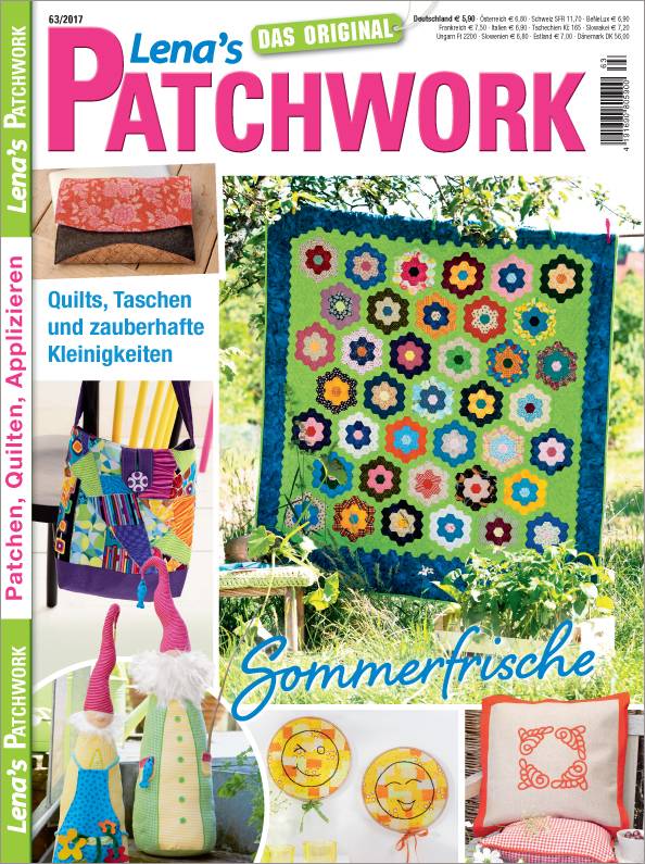 Die Zeitschrift "Lena´s Patchwork"- Ausgabe-Nr. 80/2020 - Der Frühling kommt in Haus Deutsc