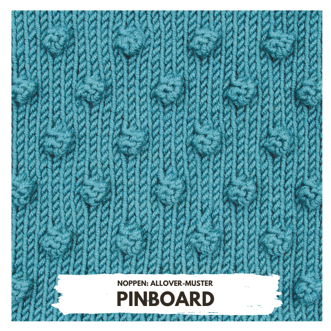 Noppenmuster stricken – Gratisanleitung für Allover-Design