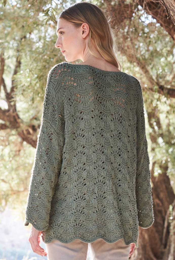 Relaxter Pulli im Ajourmuster