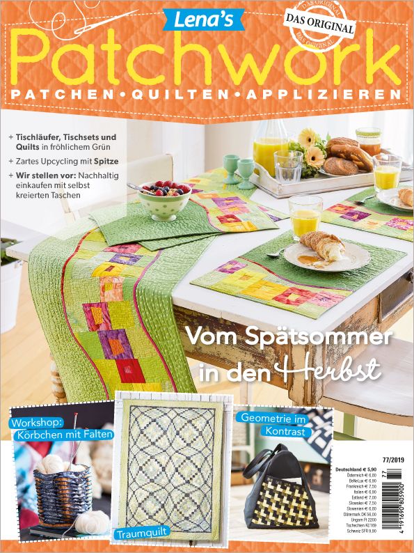 Lena´s Patchwork Nr. 72/2018 - Traumhafte Quilts Deutsch